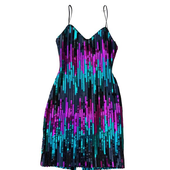 Joann Simon for Jump | Dresses | Vintage 8s Joann Simon For Jump Sequin ...